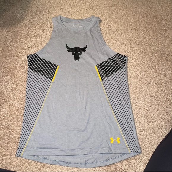 Under Armour | Shirts | Ua X Project Rock Muscle Tank | Poshmark
